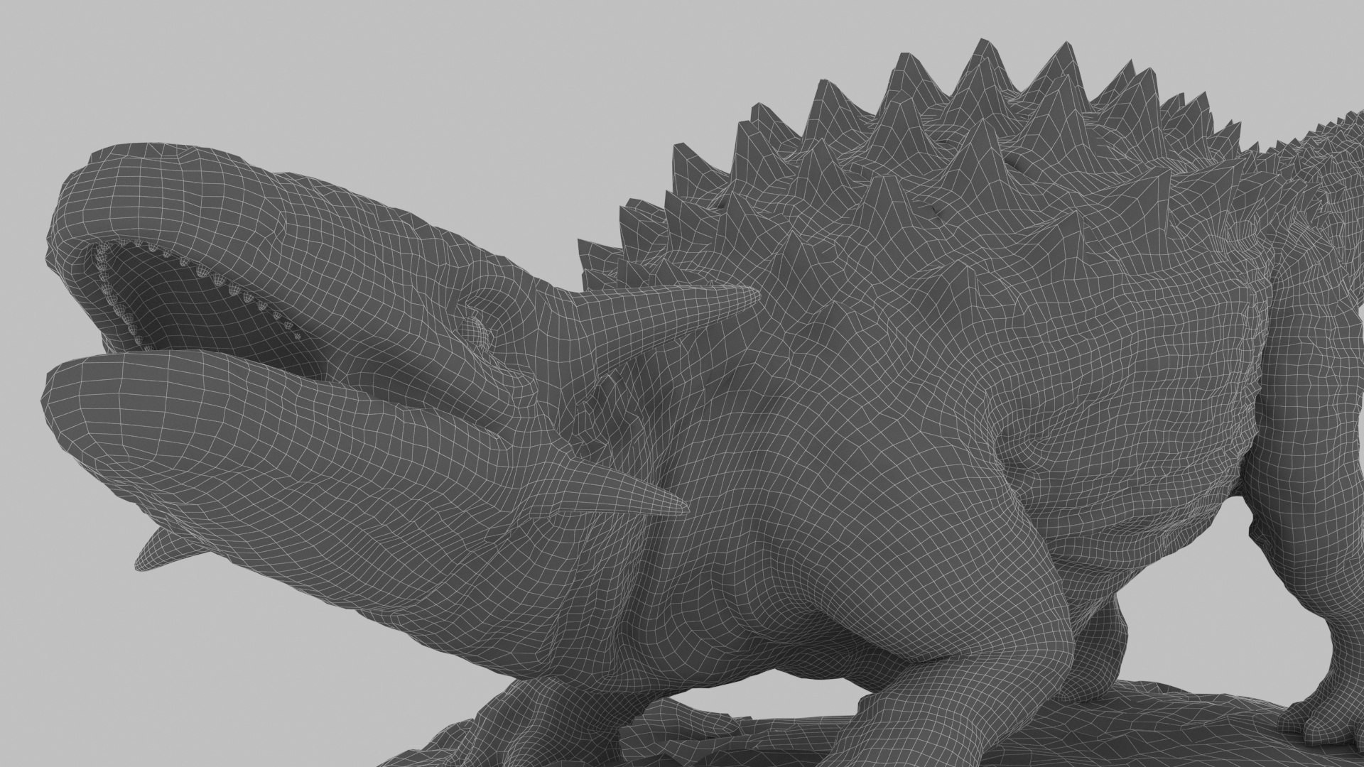 3D Model Ankylosaurus Statue - TurboSquid 1831760