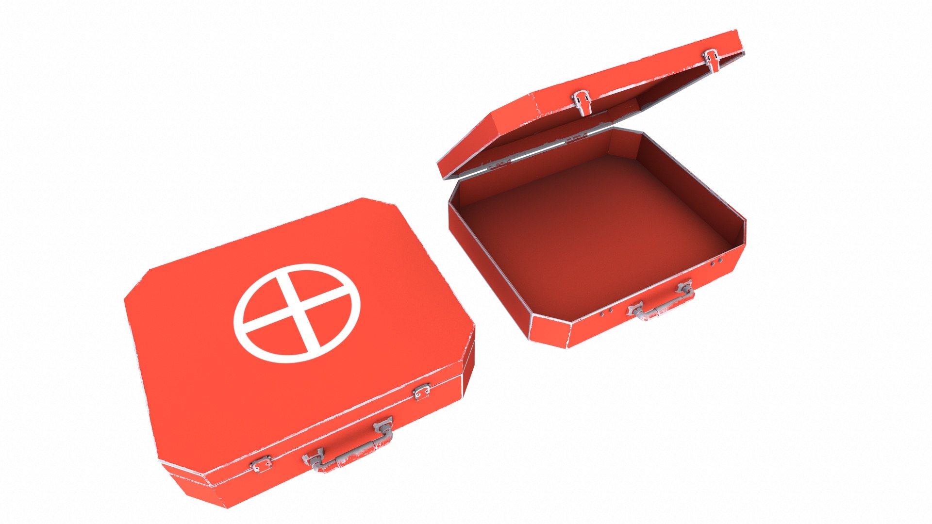 First Aid Box Metal Box 3D Model - TurboSquid 2504164