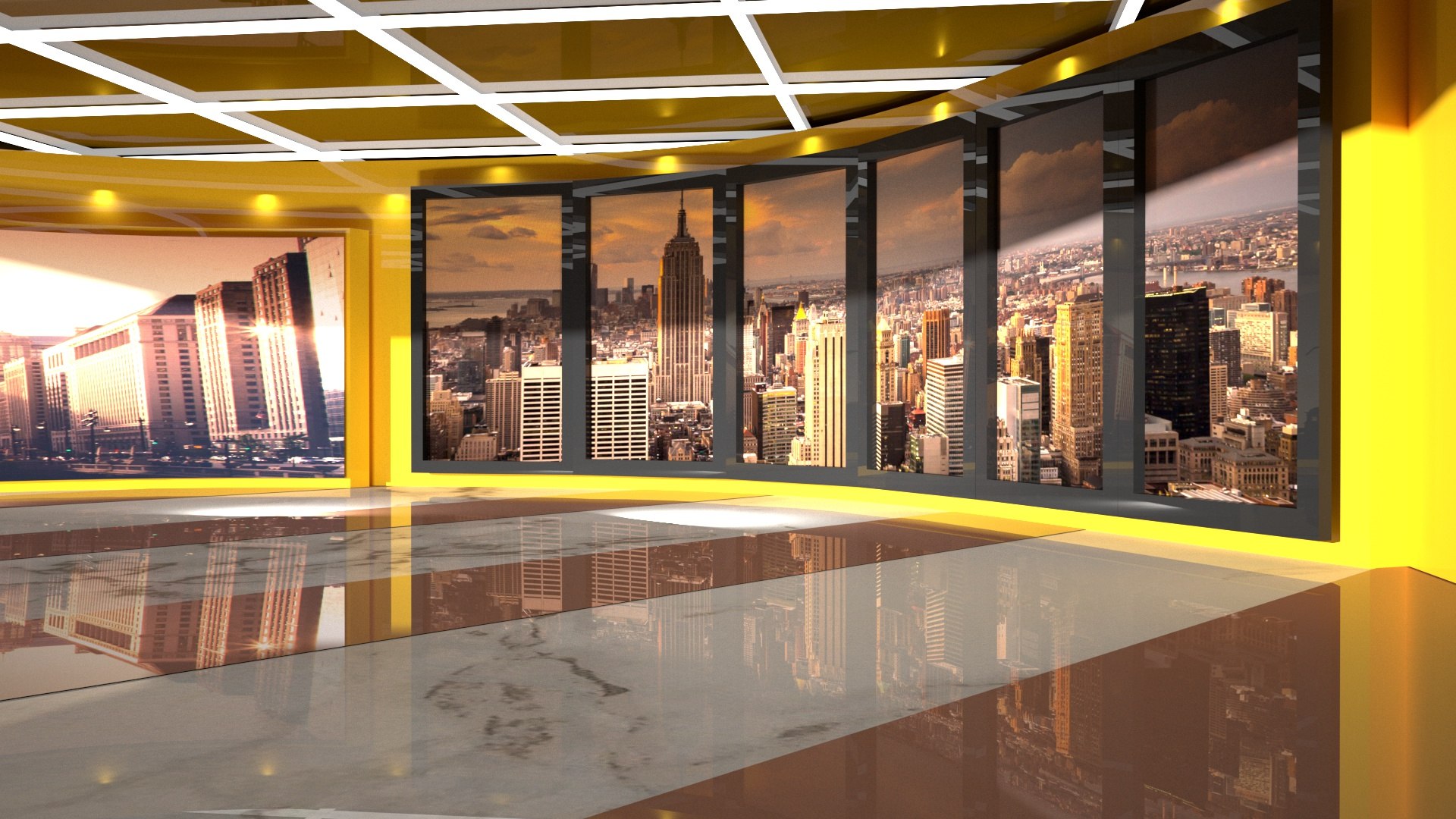 Morning Virtual Set 3D Model - TurboSquid 1834763