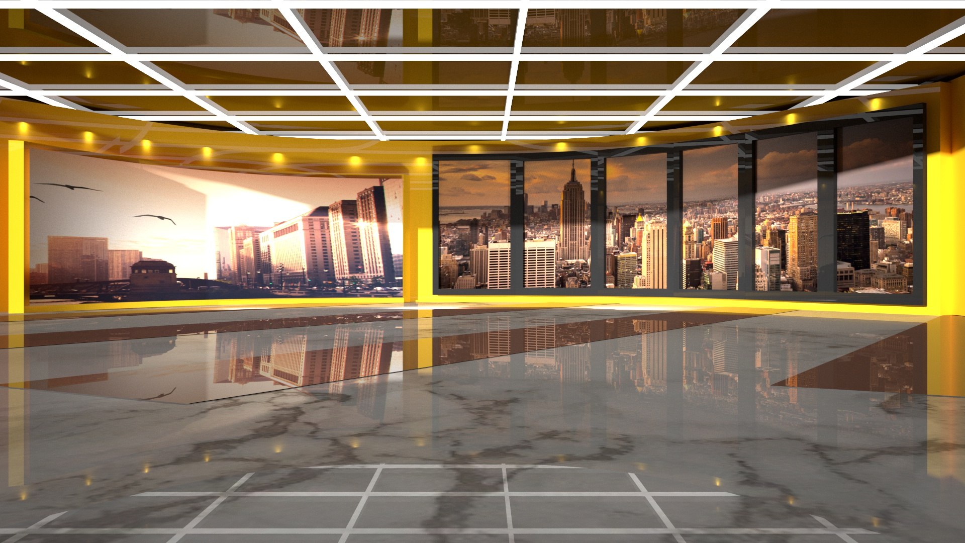 Morning Virtual Set 3D Model - TurboSquid 1834763