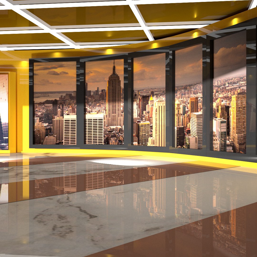 Morning Virtual Set 3D Model - TurboSquid 1834763