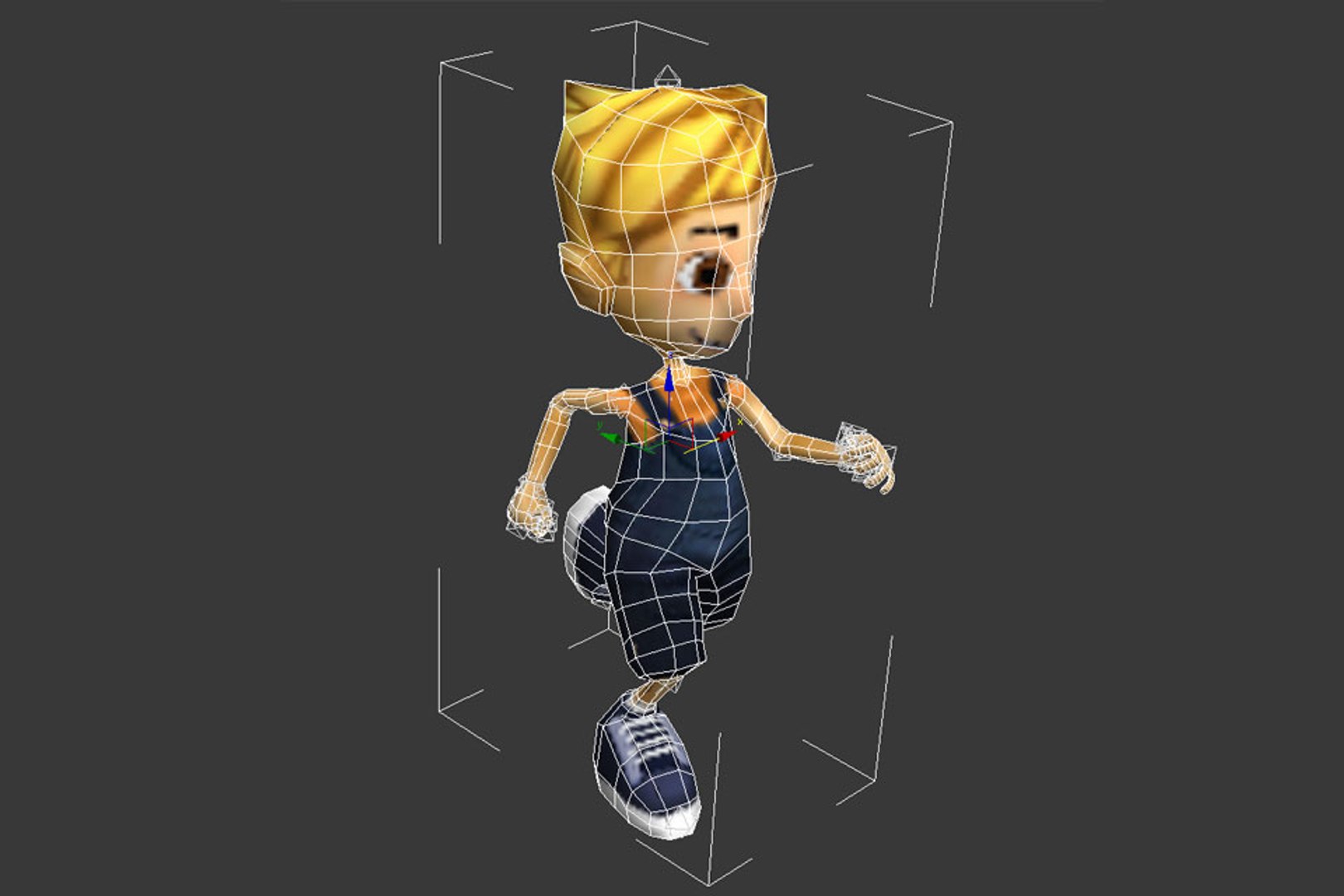 running boy 3d max