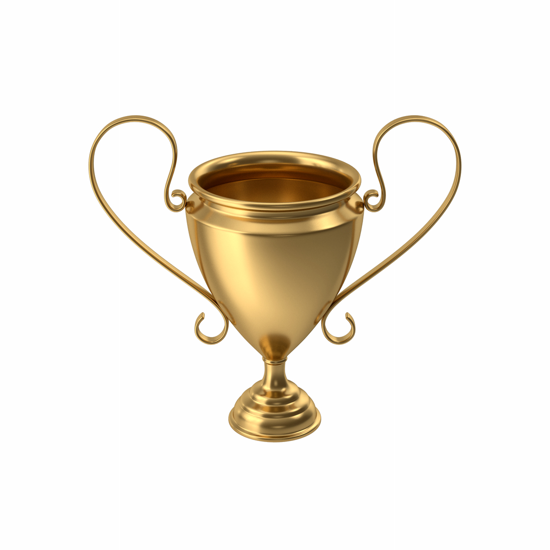 3D Model Gold Trophy Award Cup - TurboSquid 2198107