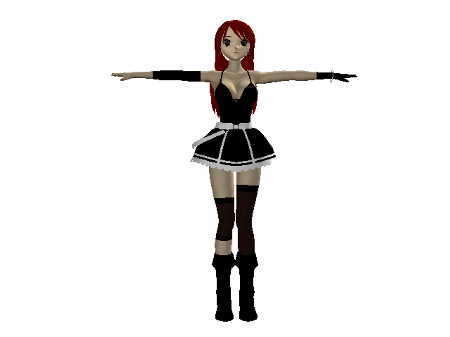 fbx rigged anime female