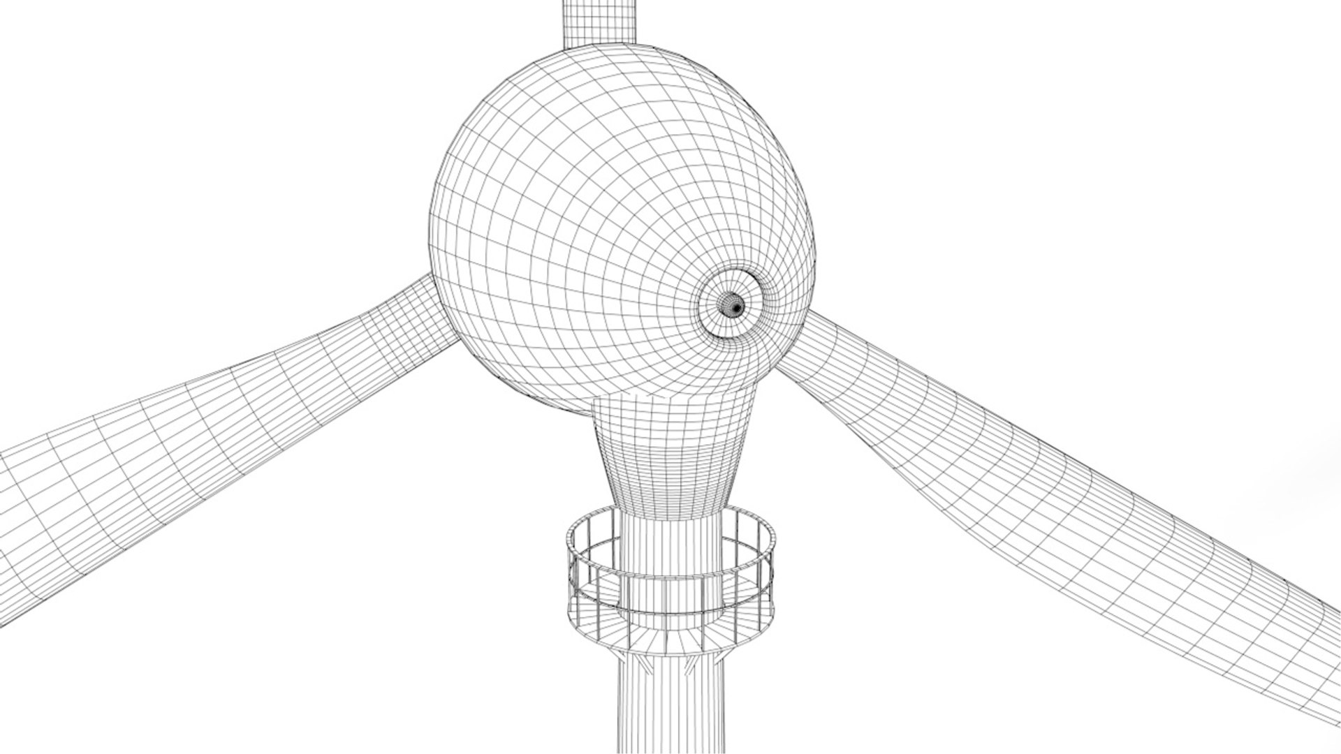 3D turbine wind model - TurboSquid 1321789
