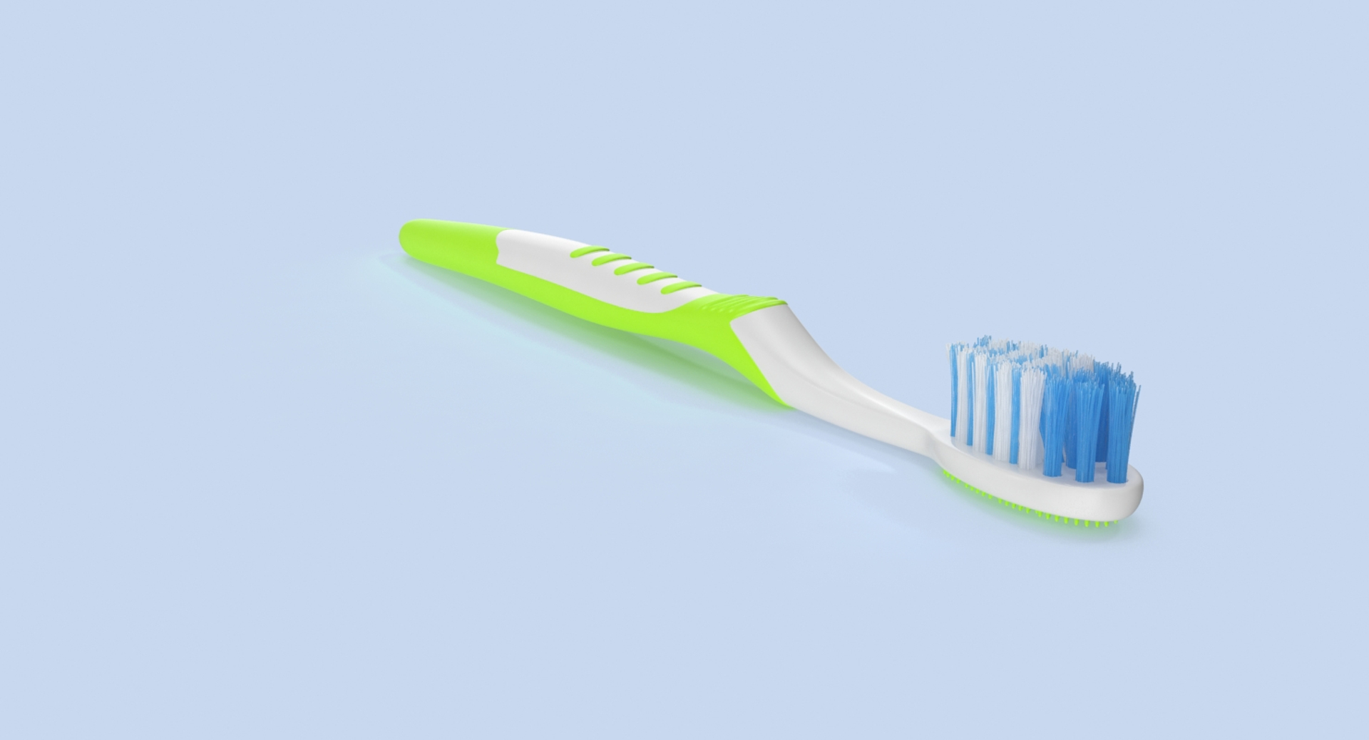 3d Toothbrush 02 Green