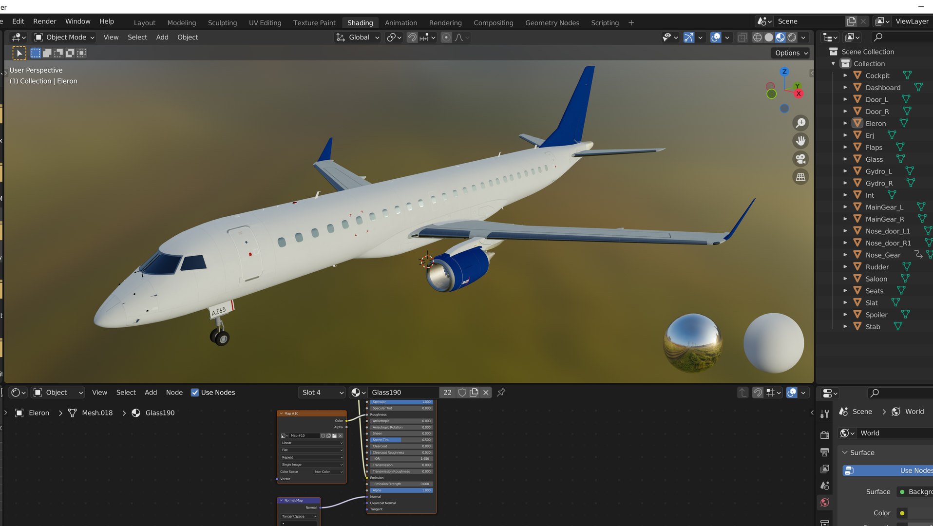 Embraer 190 3D Model - TurboSquid 2347881