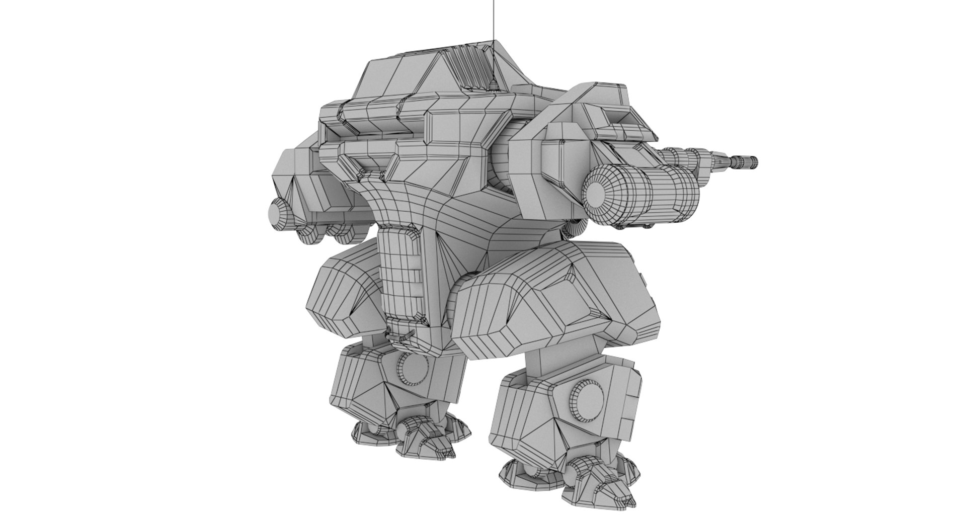 3D Desert Mech - TurboSquid 1311476