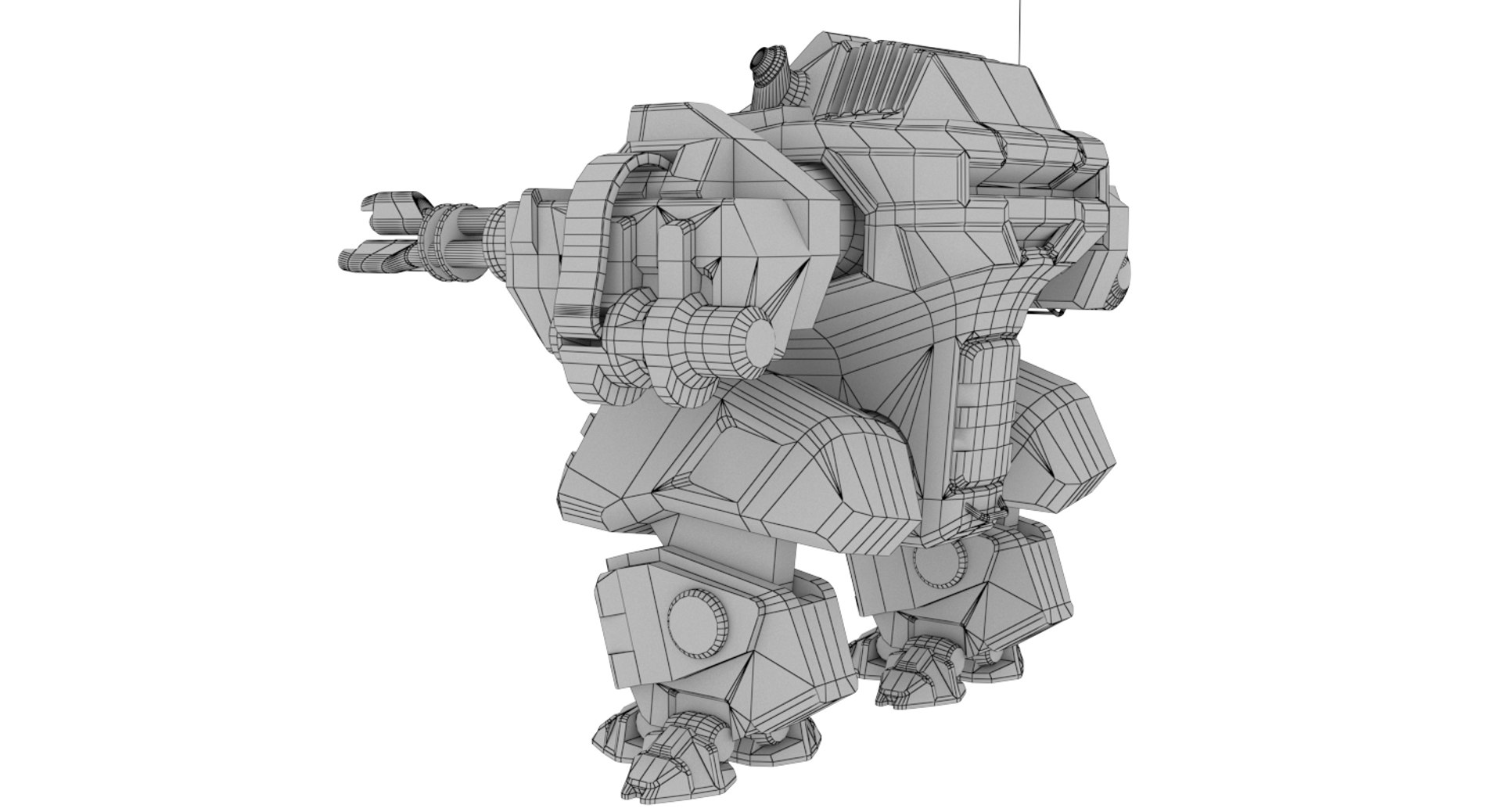 3D Desert Mech - TurboSquid 1311476