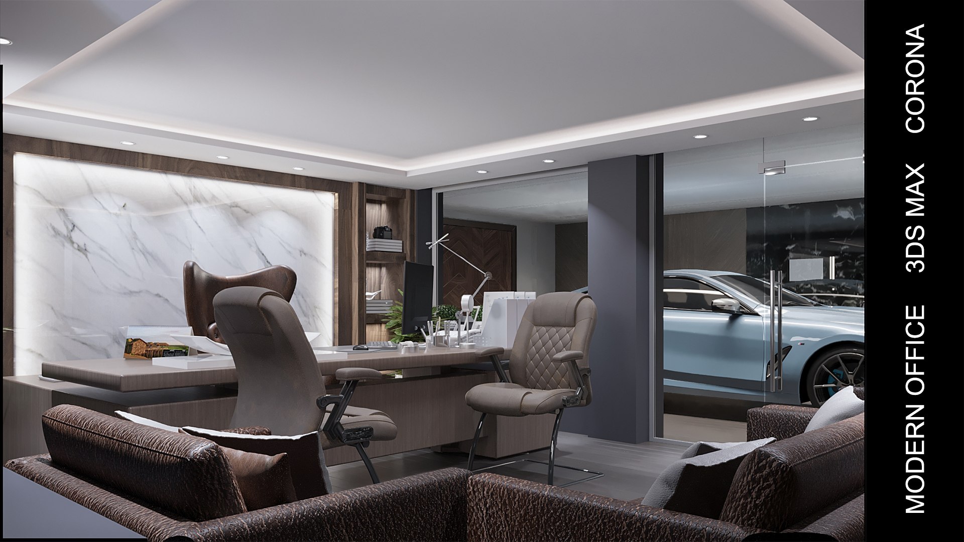 3D Modern Office Model - TurboSquid 2278645
