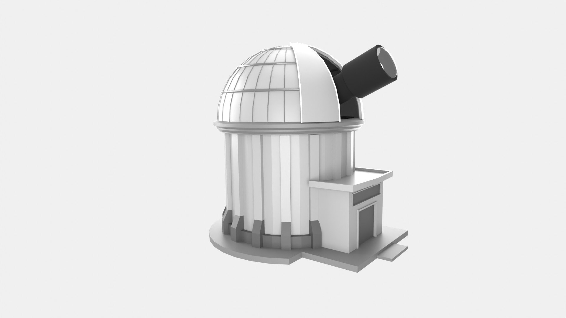 Observatory 3D Illustration 3D - TurboSquid 2244340