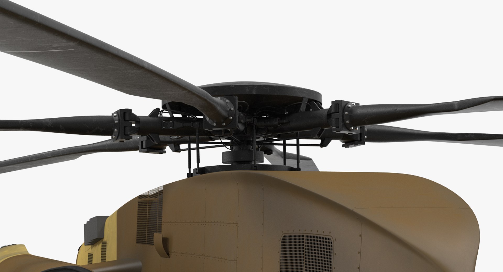 3d Combat Helicopter Sikorsky Mh Model
