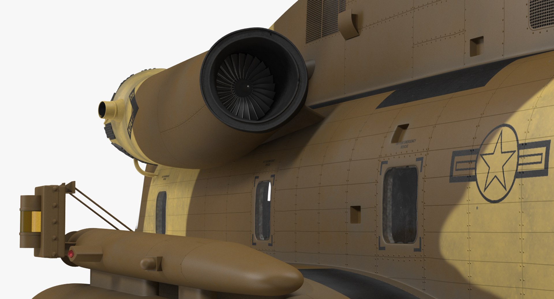 3d Combat Helicopter Sikorsky Mh Model