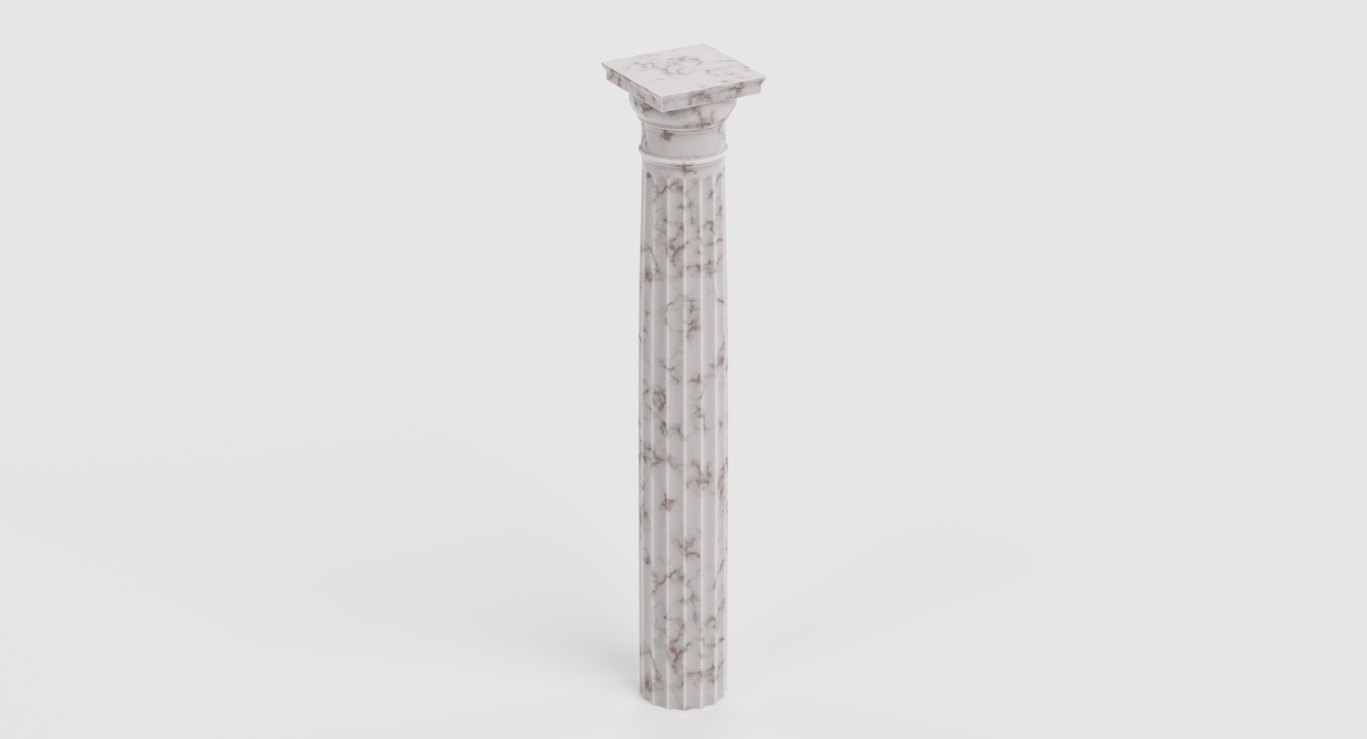 Doric Column 3D Model - TurboSquid 1379976