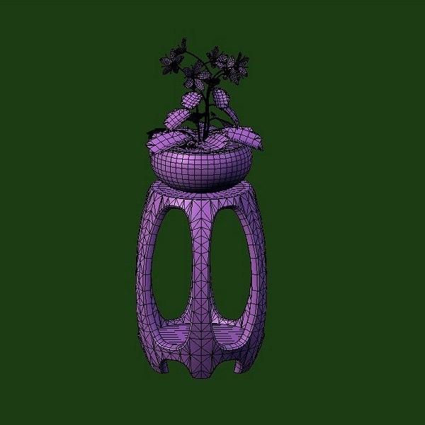 3d model plant stand