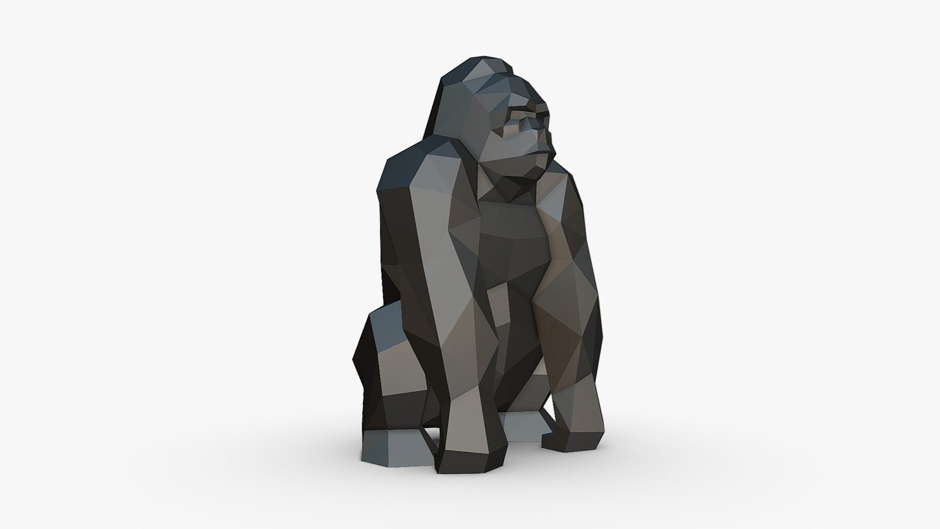 Gorilla Model - TurboSquid 1850421