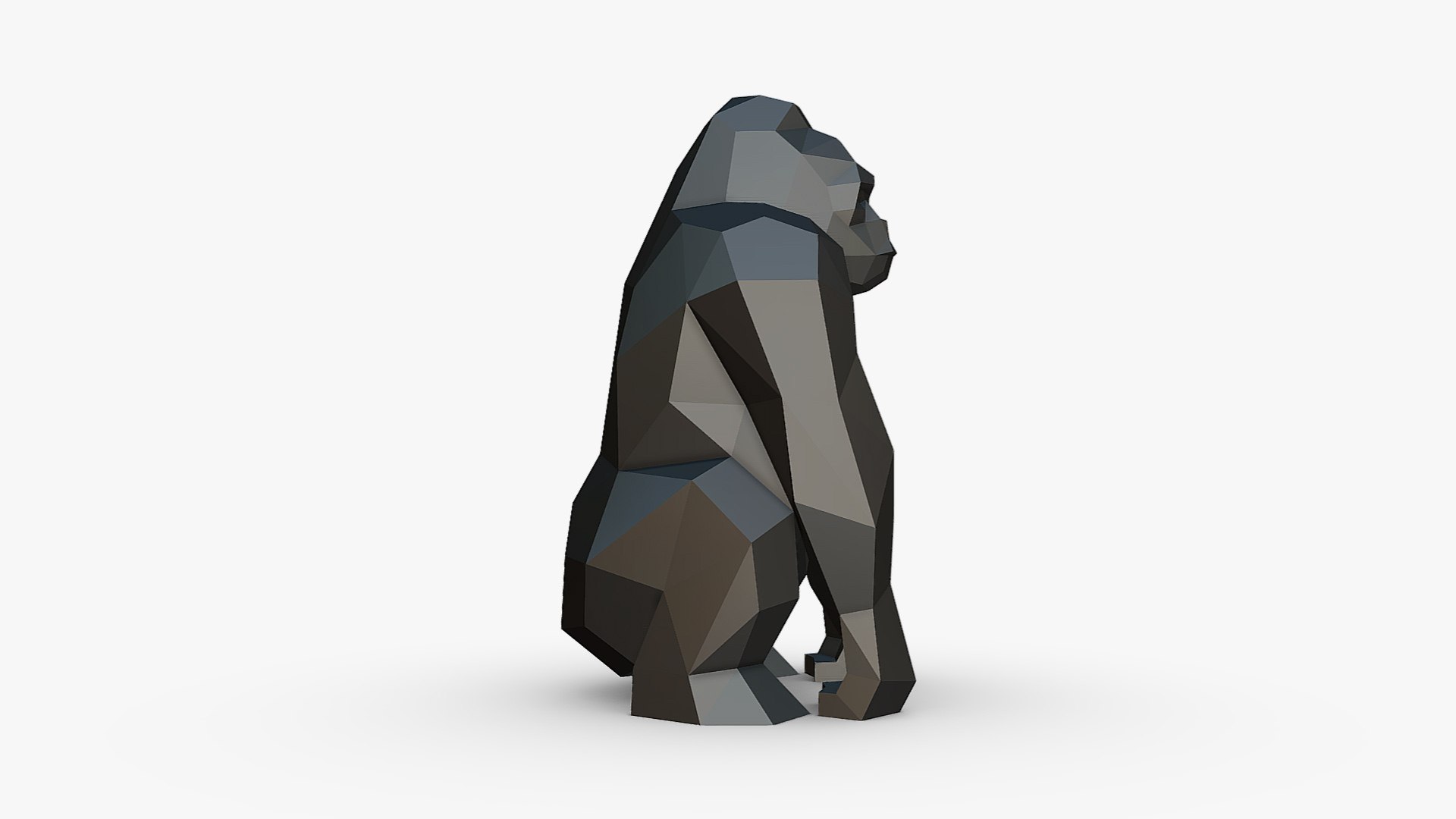 Gorilla Model - TurboSquid 1850421