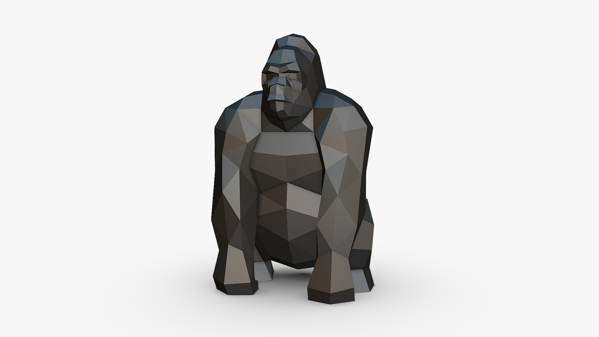 Gorilla Model - TurboSquid 1850421