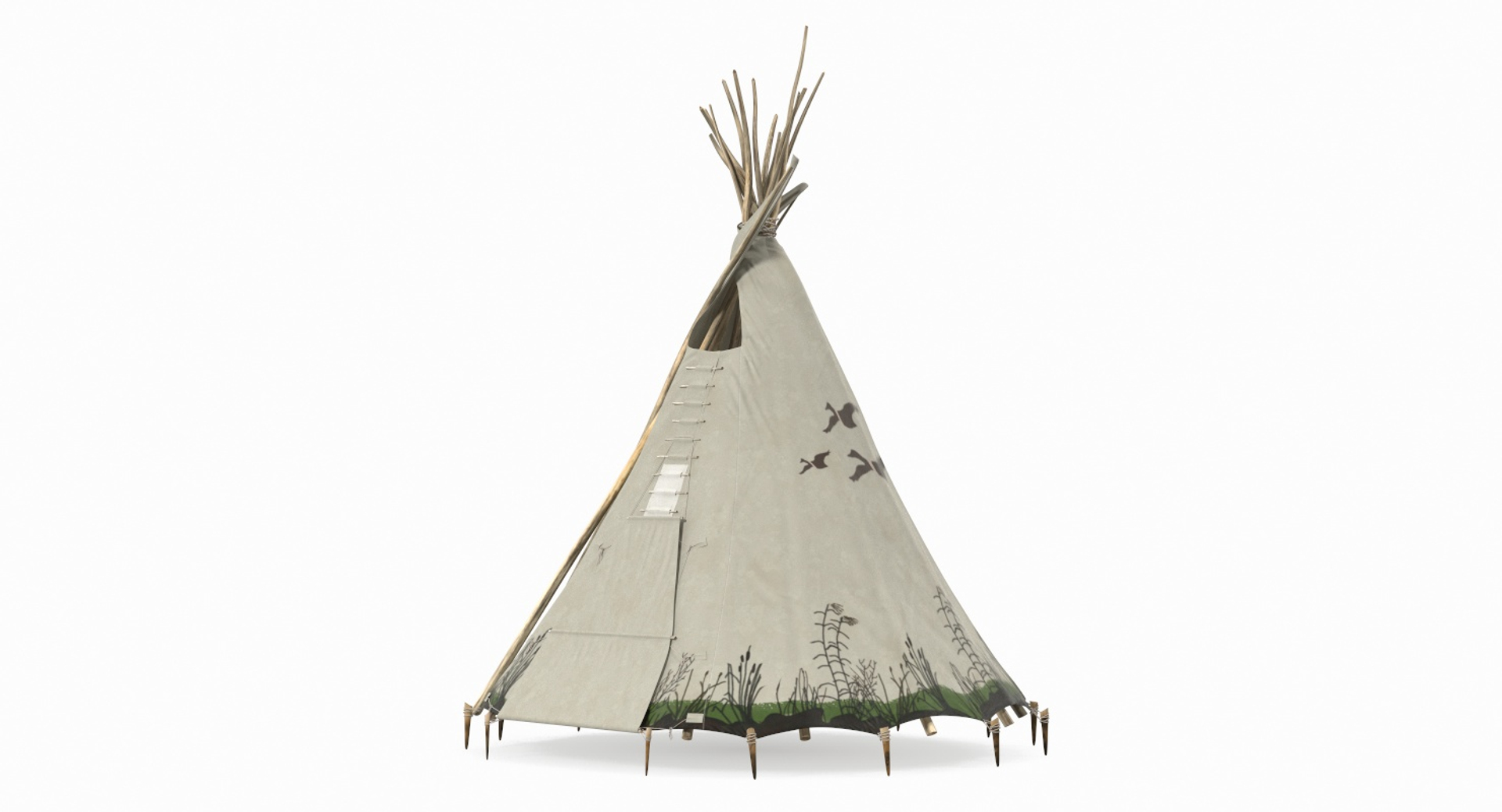 Native American Indians Culture Items Collection 3D Model - TurboSquid ...