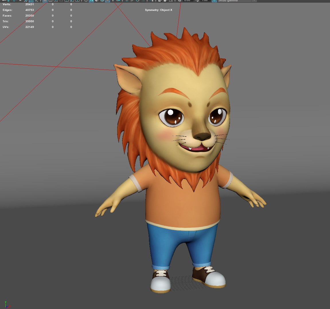 3D Art Lion Model - TurboSquid 1581495