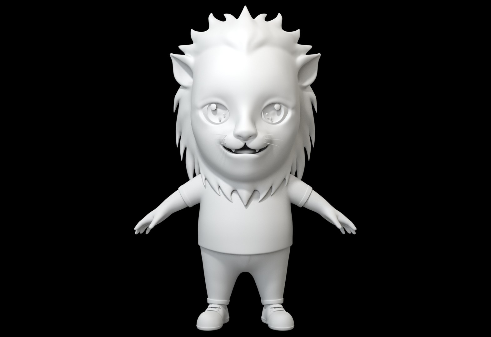 3D Art Lion Model - TurboSquid 1581495