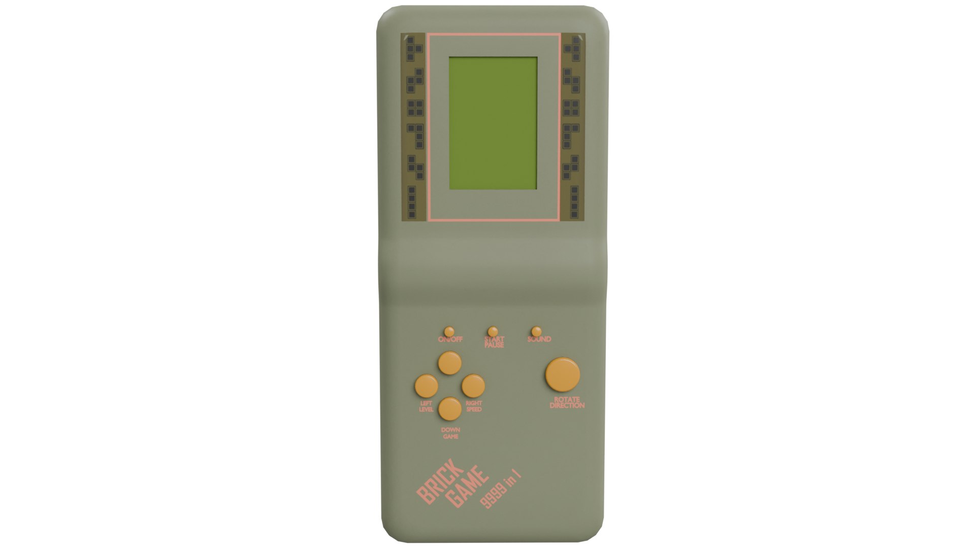 Tetris Brick Game 3D Model - TurboSquid 2369421