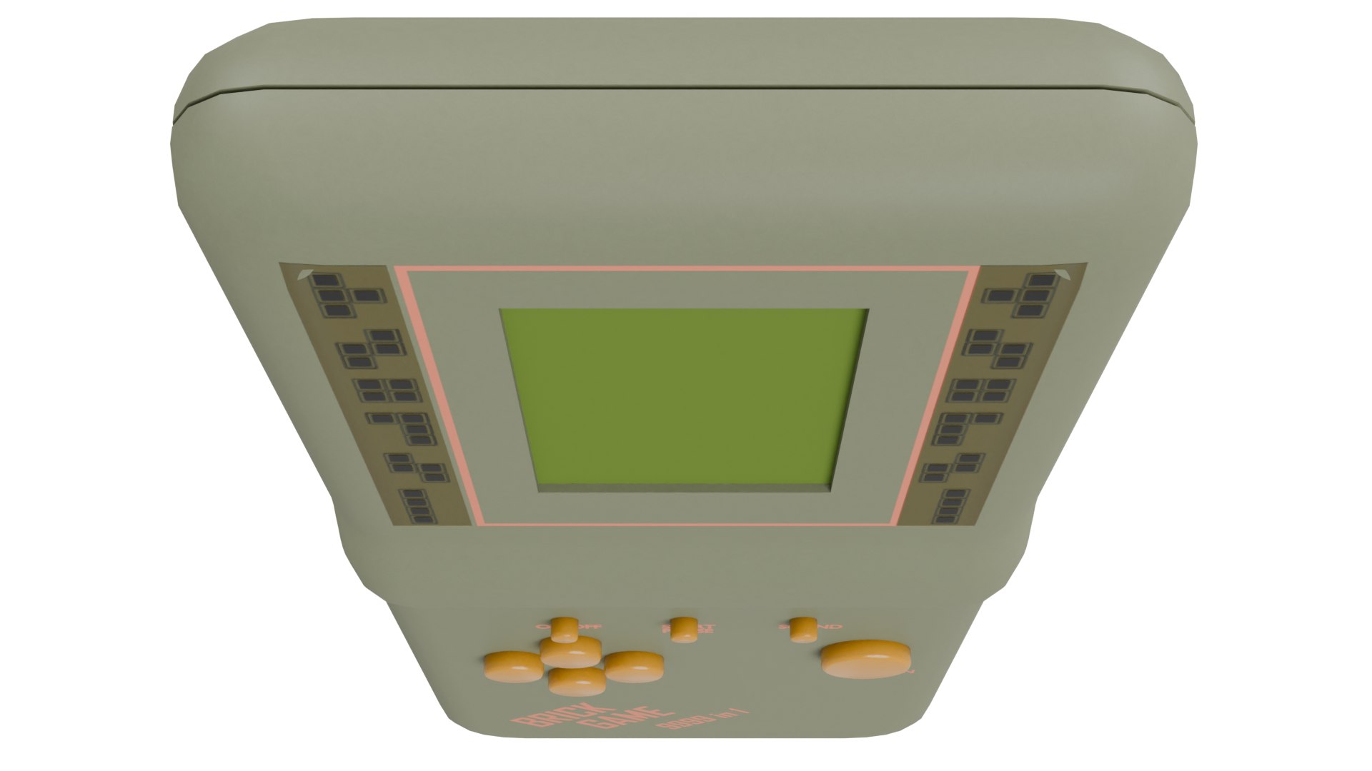 Tetris Brick Game 3D Model - TurboSquid 2369421