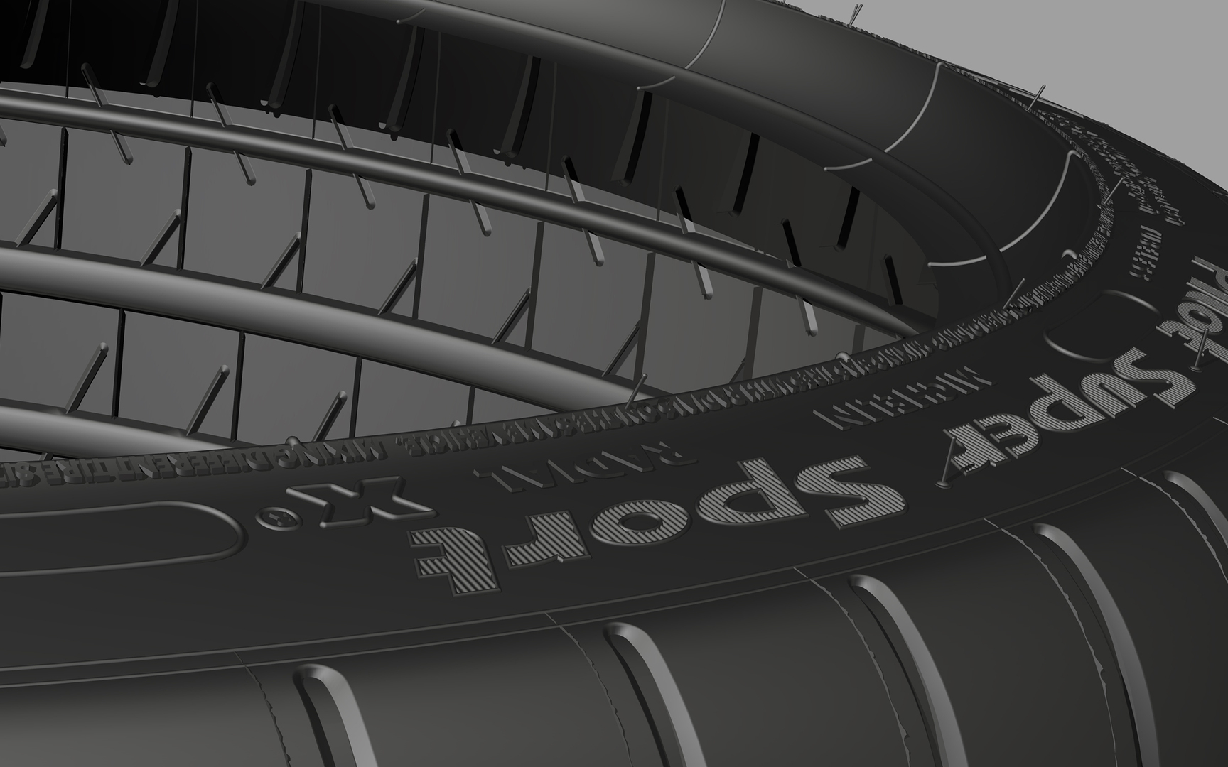 michelin tire sidewalls 3d model