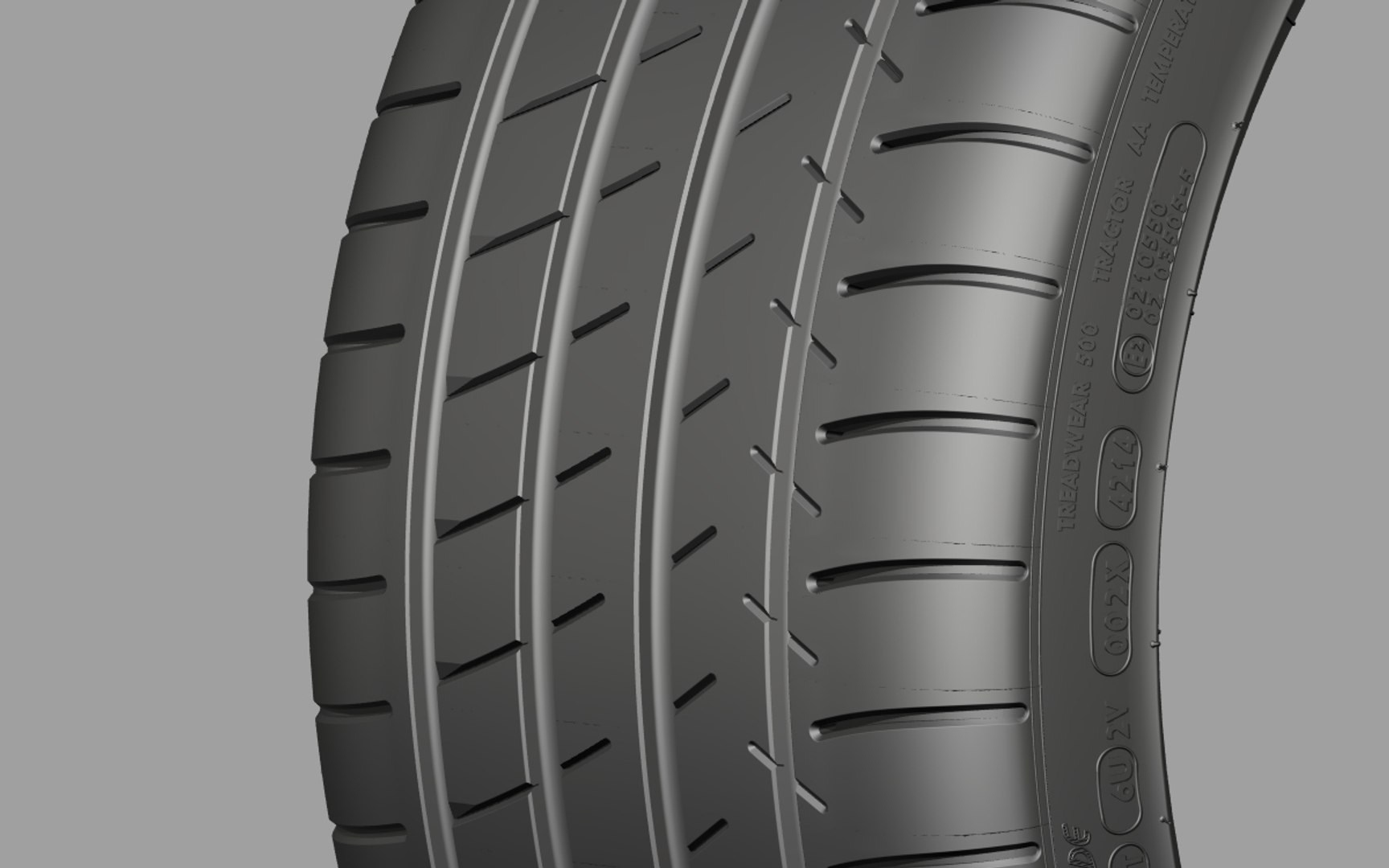 Michelin Tire Sidewalls 3d Model
