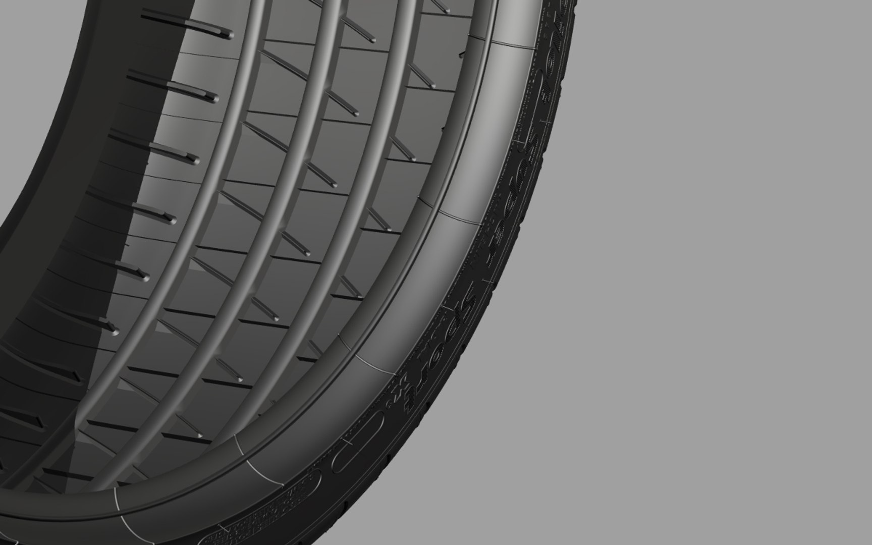 Michelin Tire Sidewalls 3d Model