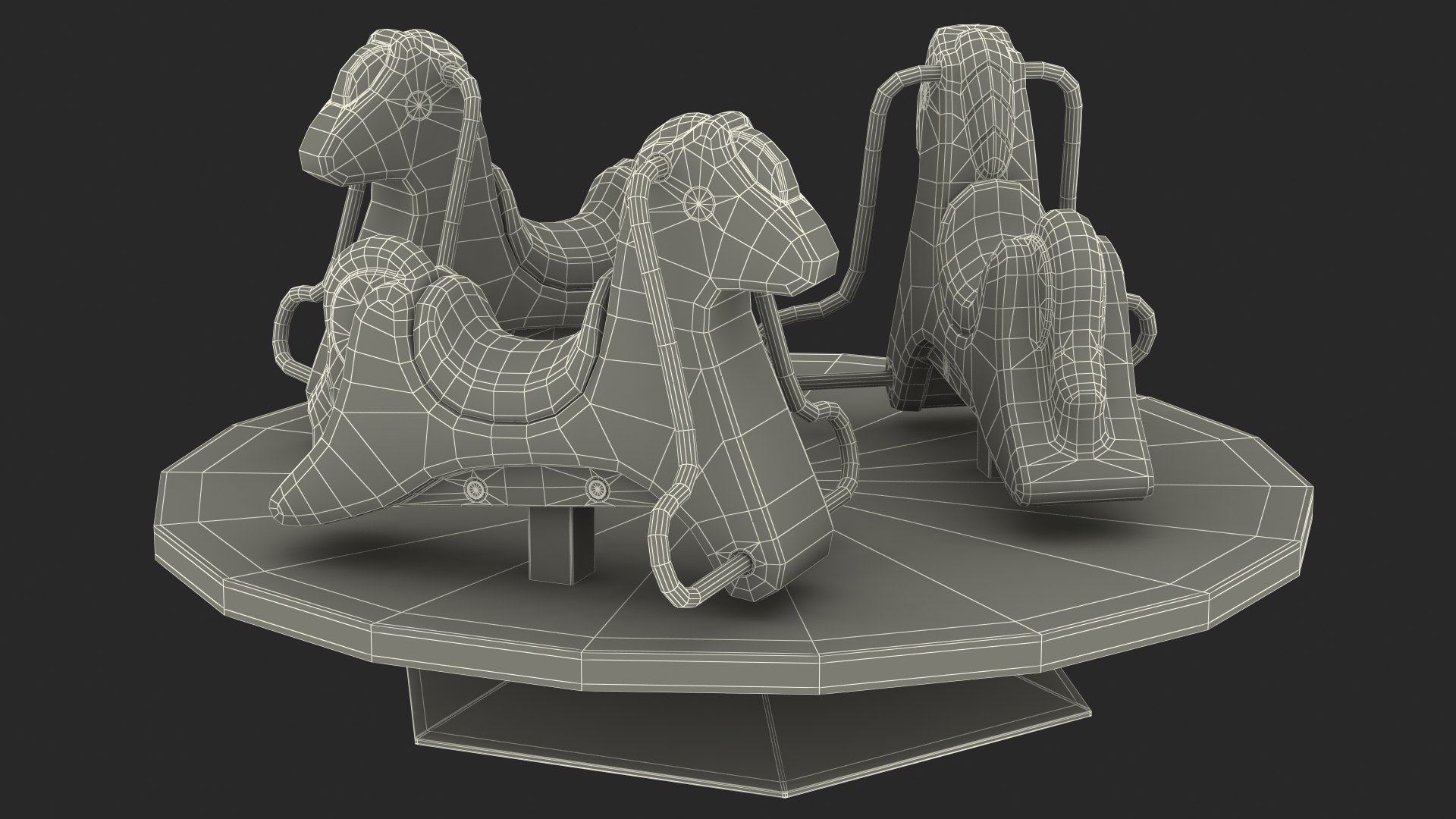 Merry Go Rounds Collection model - TurboSquid 1772363