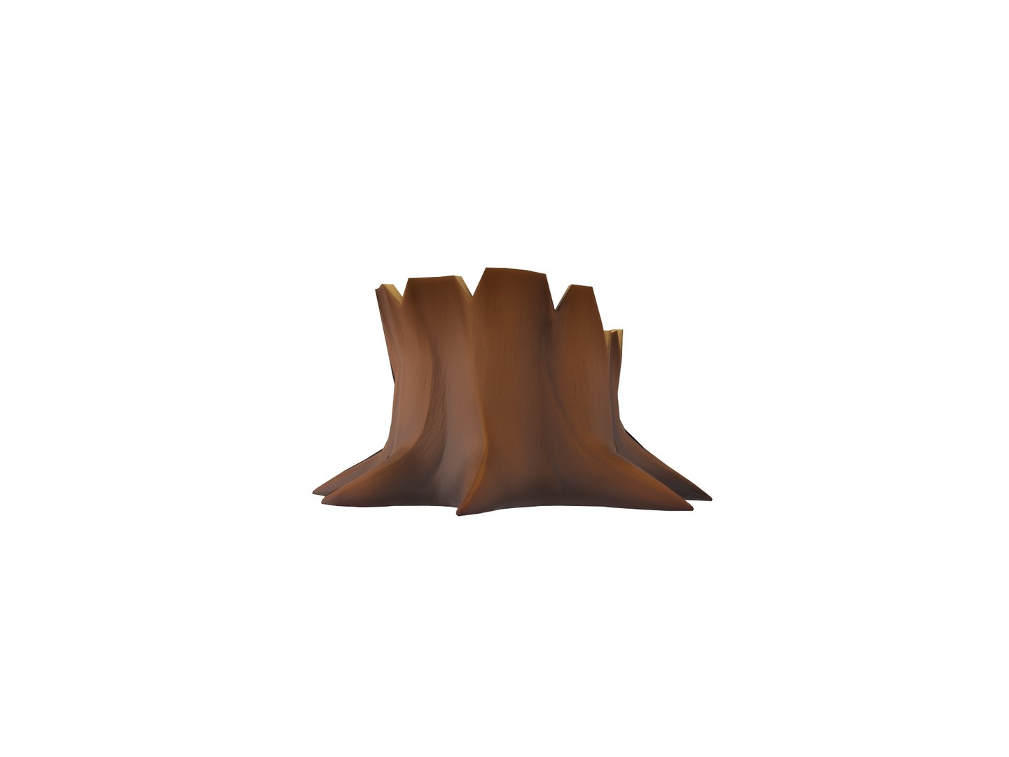 Low Poly Stump 001 Model - TurboSquid 1851038