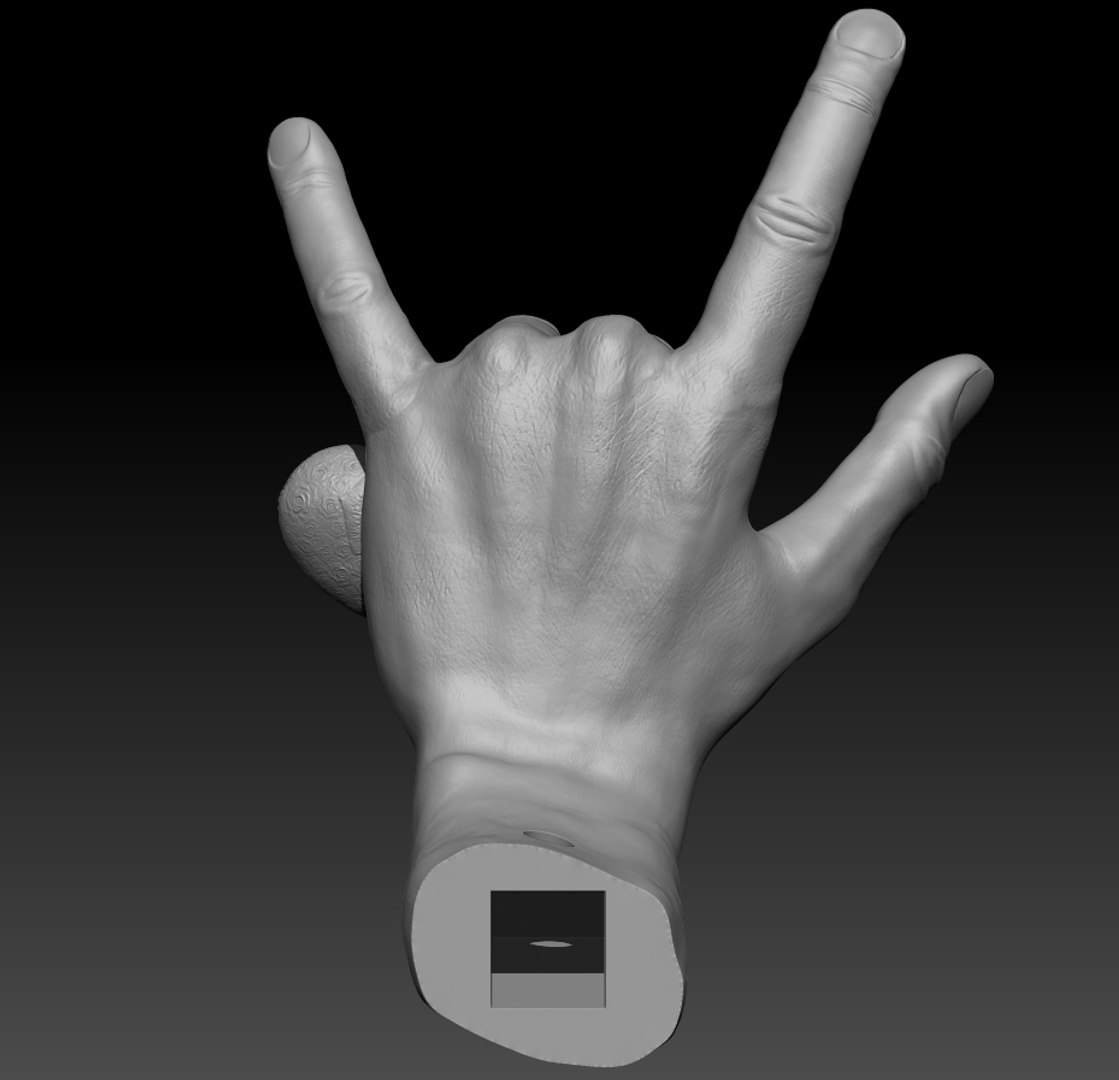 3D Hand That Says I Love You - TurboSquid 2017059