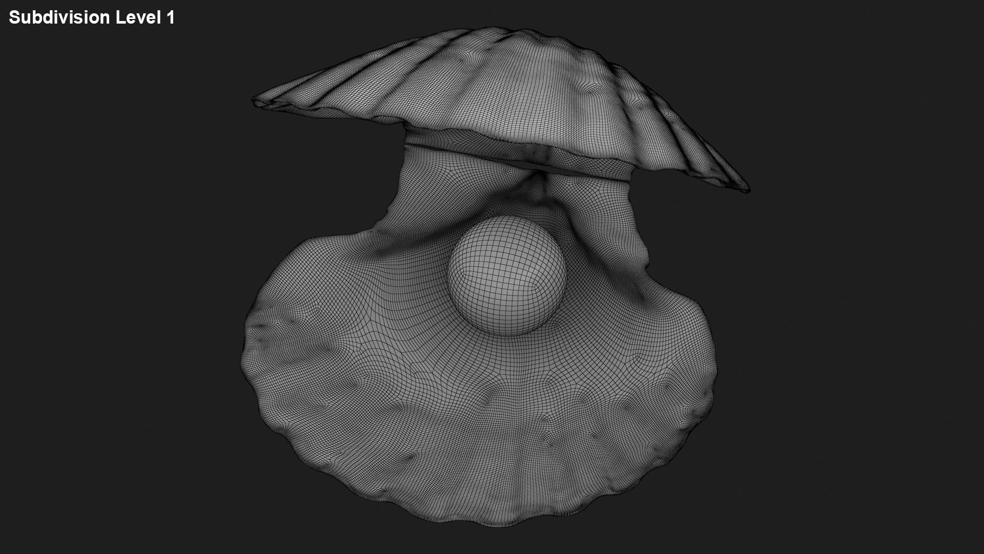 3D Clam Shell Pearl 01 Animated Model - TurboSquid 2228250