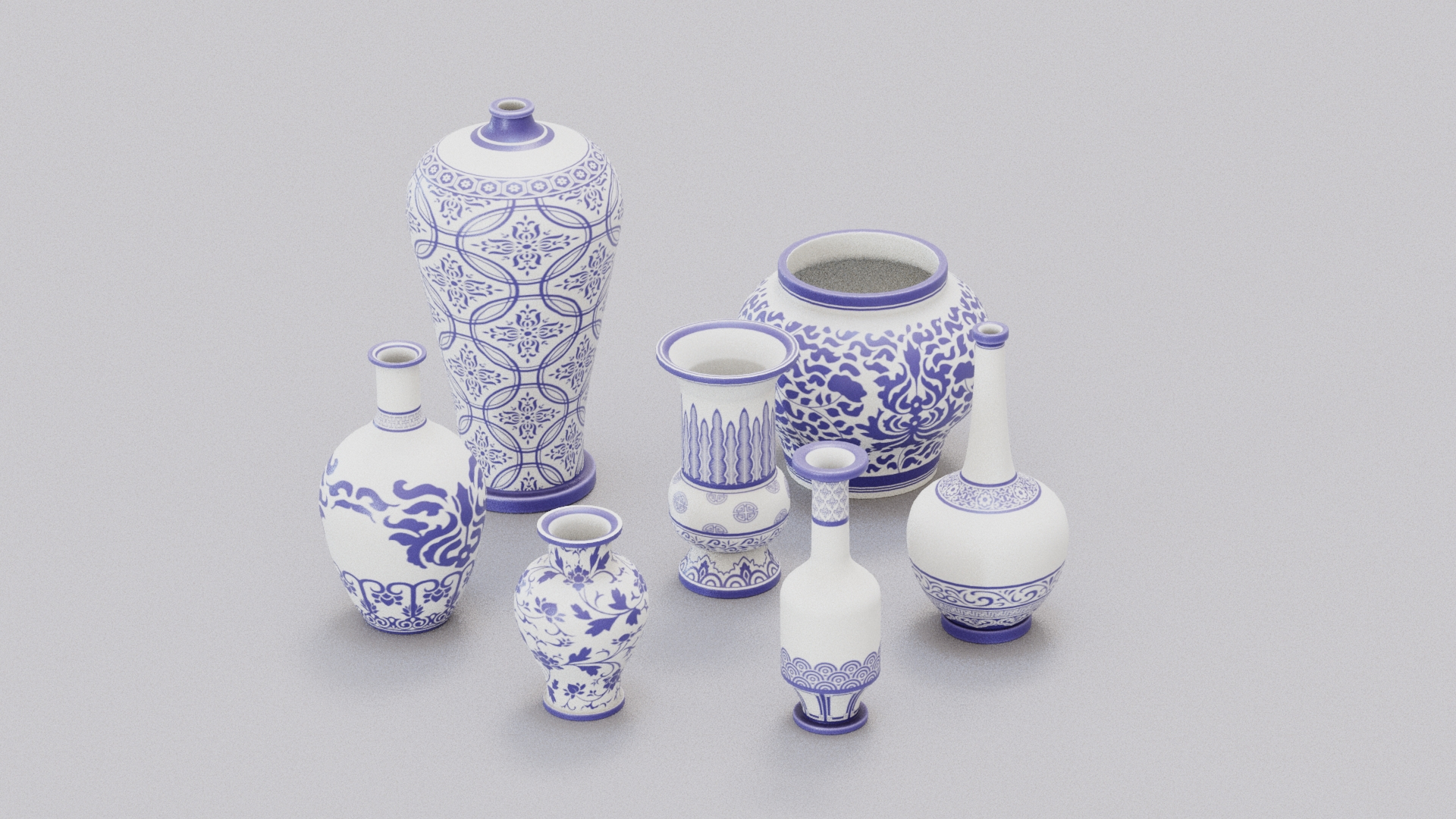 3D Chinese Trade Furniture Kit - 16 Chinaware - TurboSquid 2041541