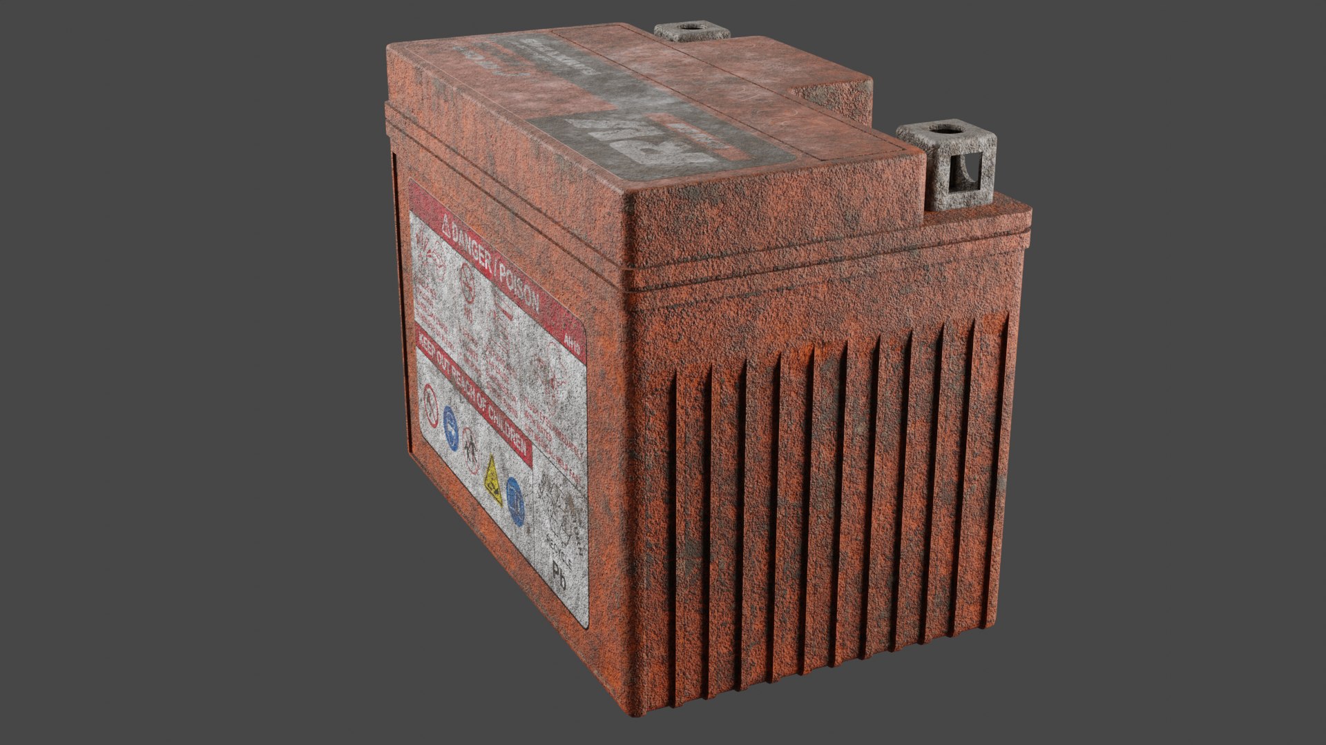 Motorcycle Battery Dirt 3D Model - TurboSquid 2321646