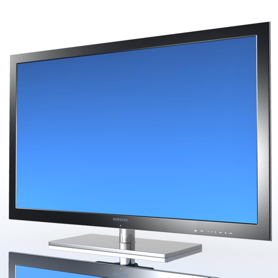 3d Model Tv Samsung Un55 B8000