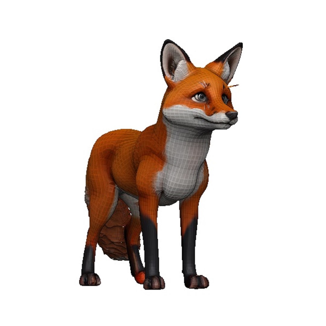 Fox 3D Model - TurboSquid 2435049