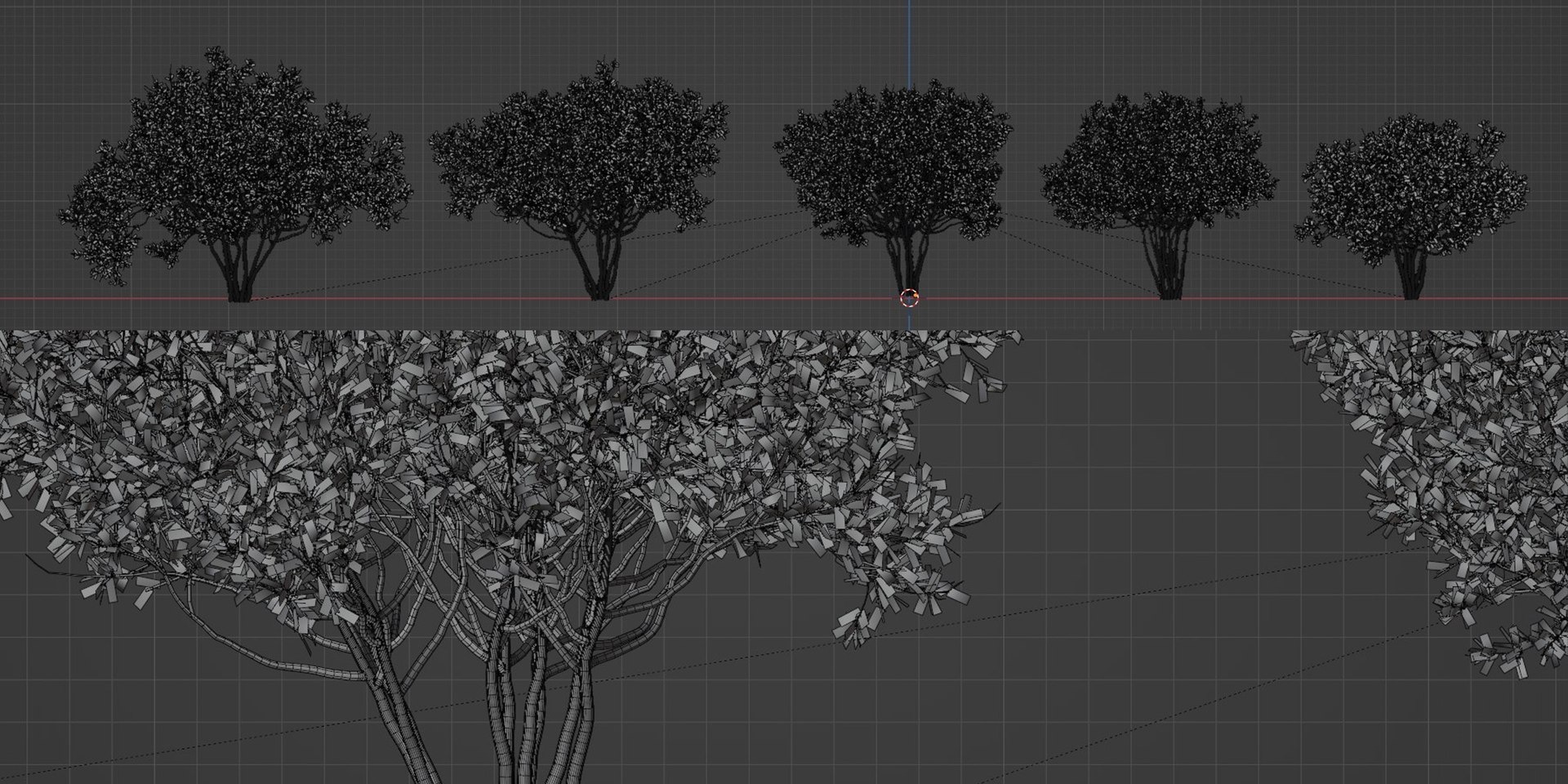 3D collection of bushes vol 164-Blender model - TurboSquid 2154574