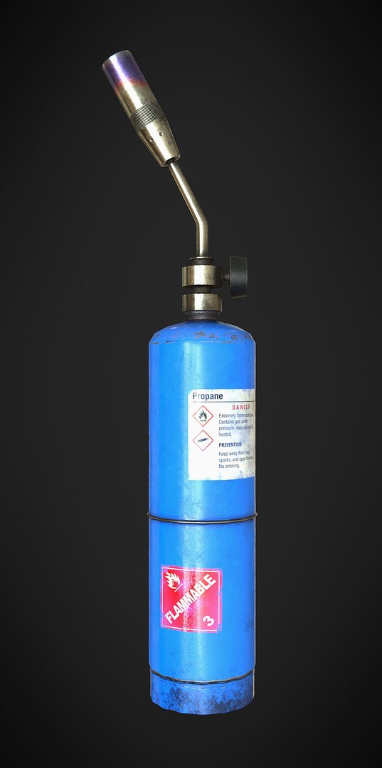 Propane Torch 3d Model