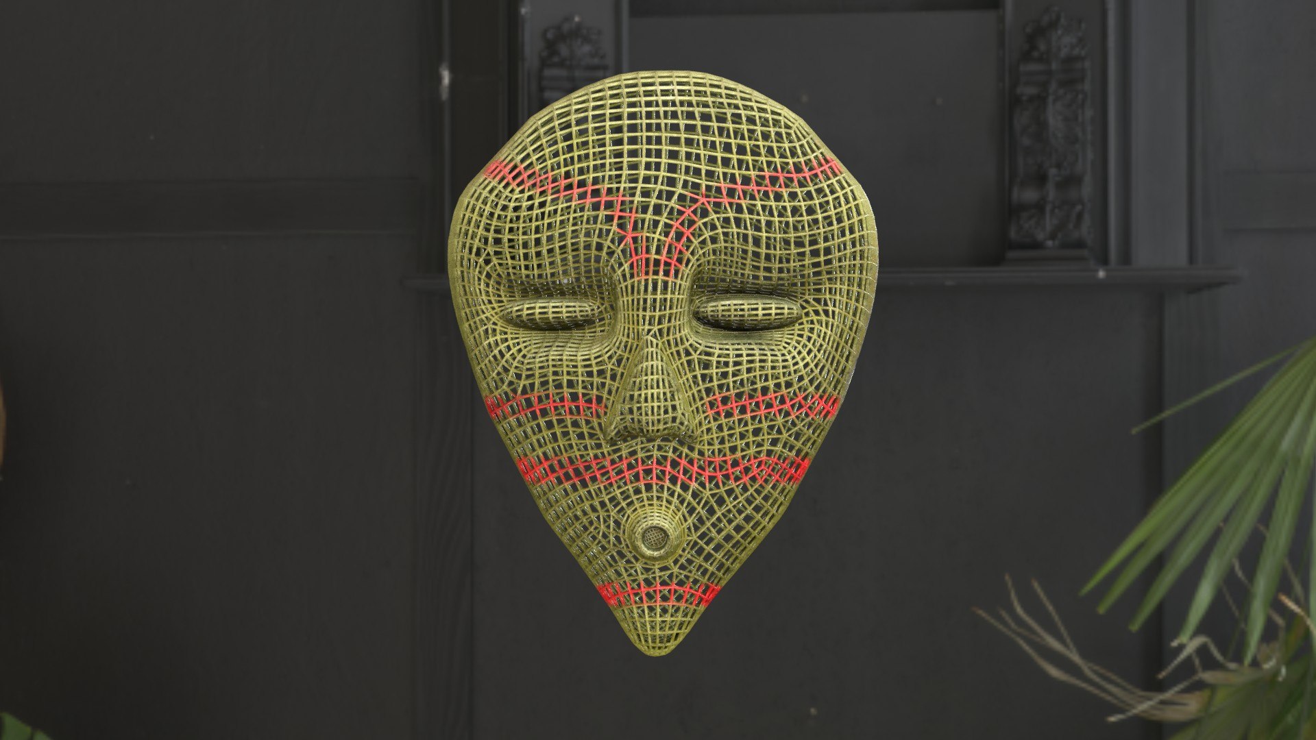 Stylized Tribal Mask 2 model - TurboSquid 1948474