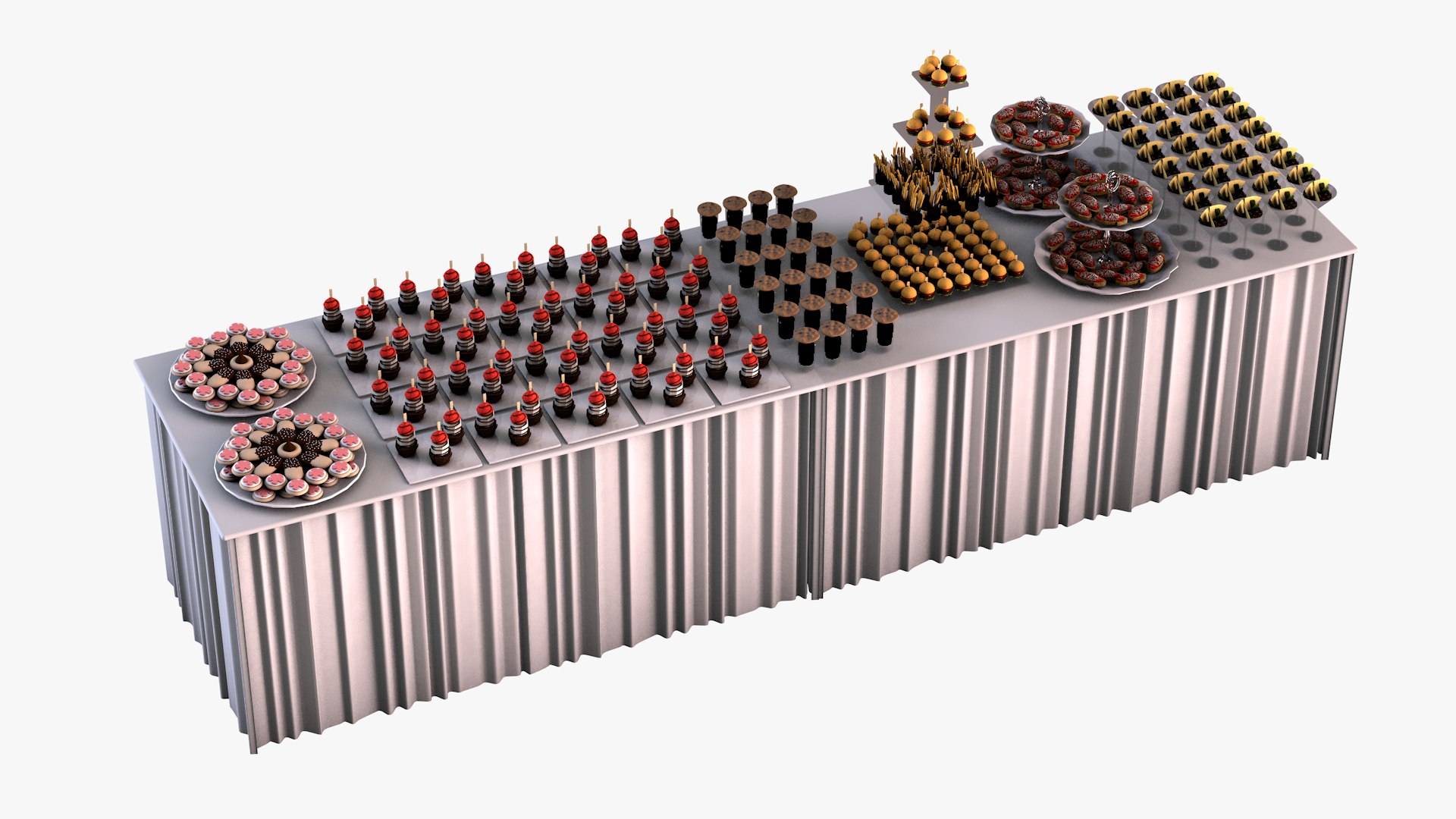 3D Buffet - TurboSquid 2061543