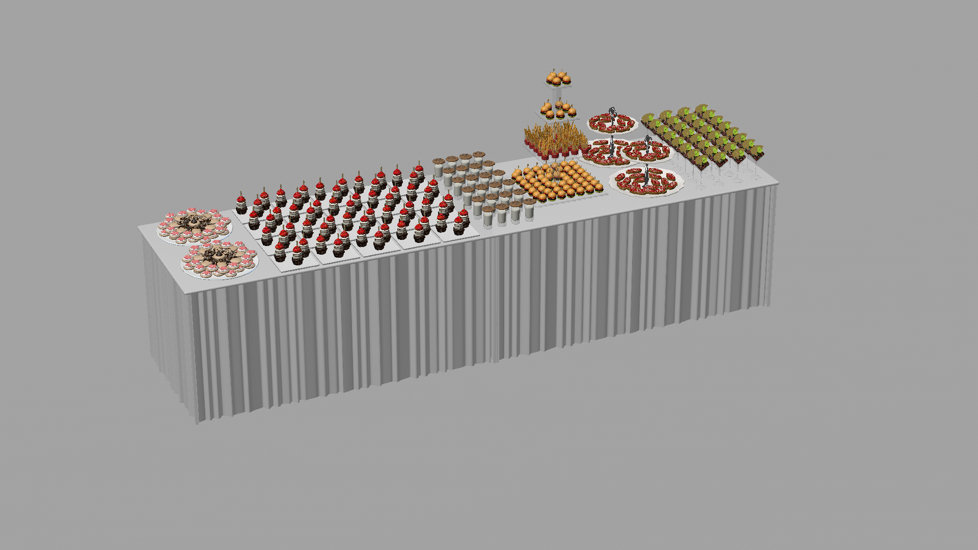 3D Buffet - TurboSquid 2061543