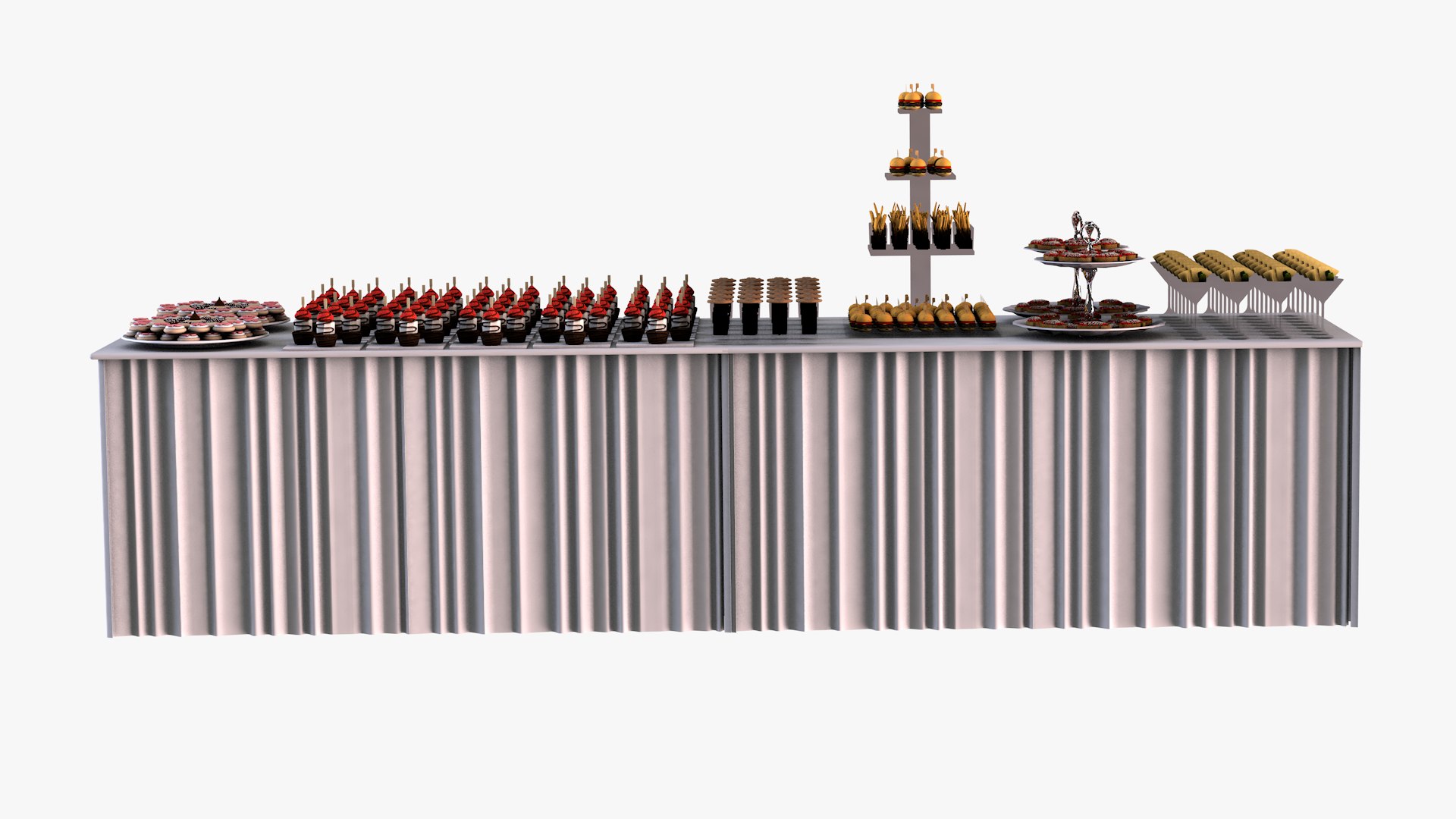 3D Buffet - TurboSquid 2061543