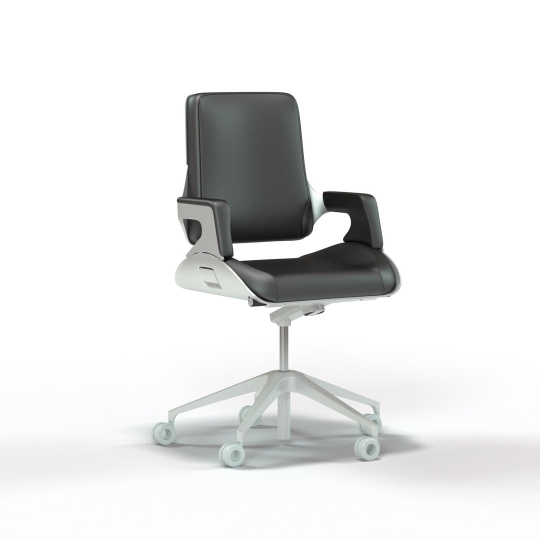 Interstuhl Silver Office Chair 3d 3ds