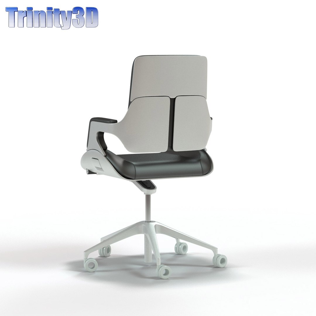Interstuhl Silver Office Chair 3d 3ds