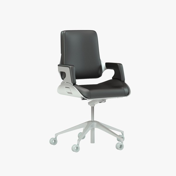 interstuhl silver office chair 3d 3ds
