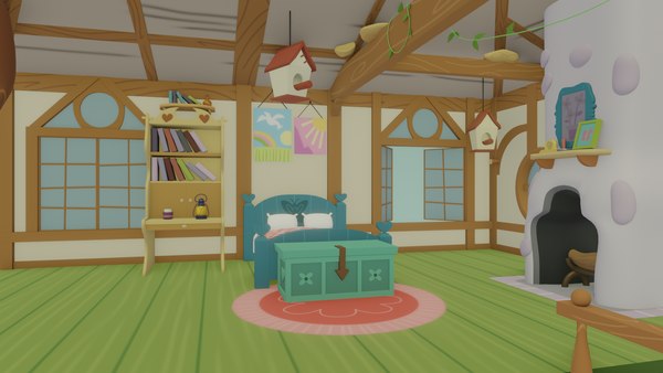 modelo 3d Fluttershy Cottage Inside - TurboSquid 1959684