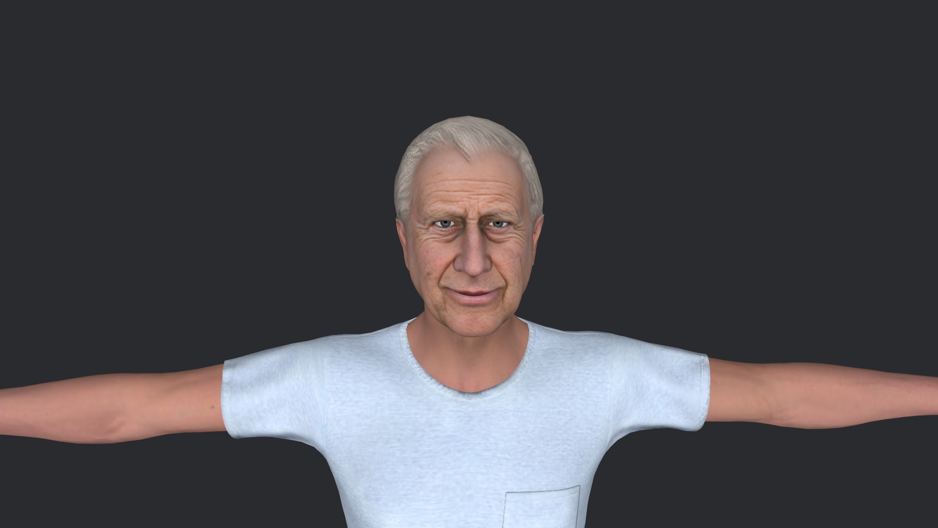 King Charles Hyper Realistic Full Body Fully Rigged 3D Character 3D ...