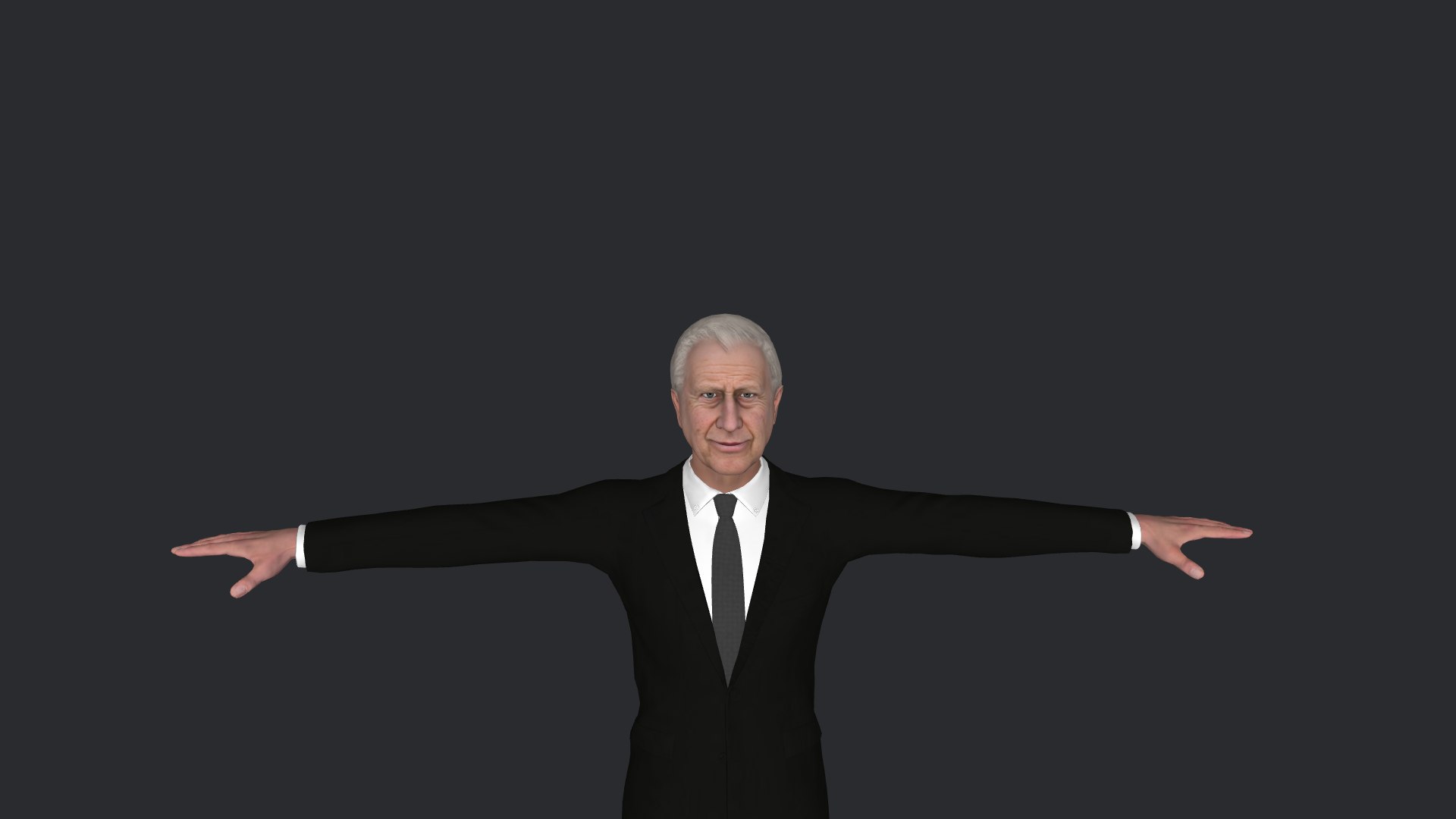 King Charles Hyper Realistic Full Body Fully Rigged 3D Character 3D ...